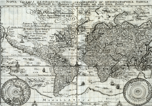 old map maps Mapa de Visscher de America del No 1682190210.4822 by ...