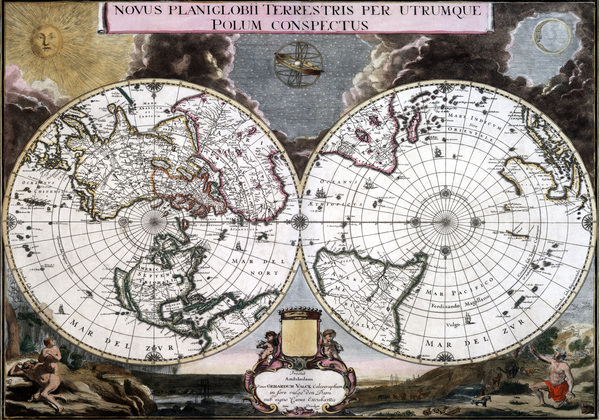 old map maps Mapa de Visscher de America del No 1682190219.7881 by ...