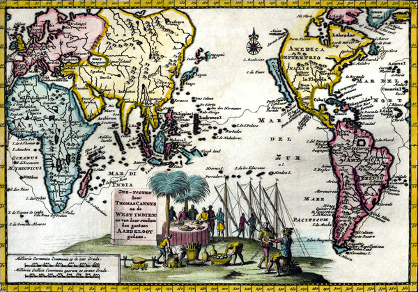 old map maps Mapa de Visscher de America del No 1682190235.1724 by ...