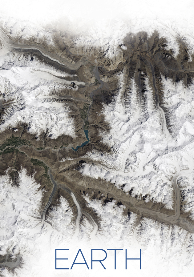 Earth-nasa poster by artvi Wall Art