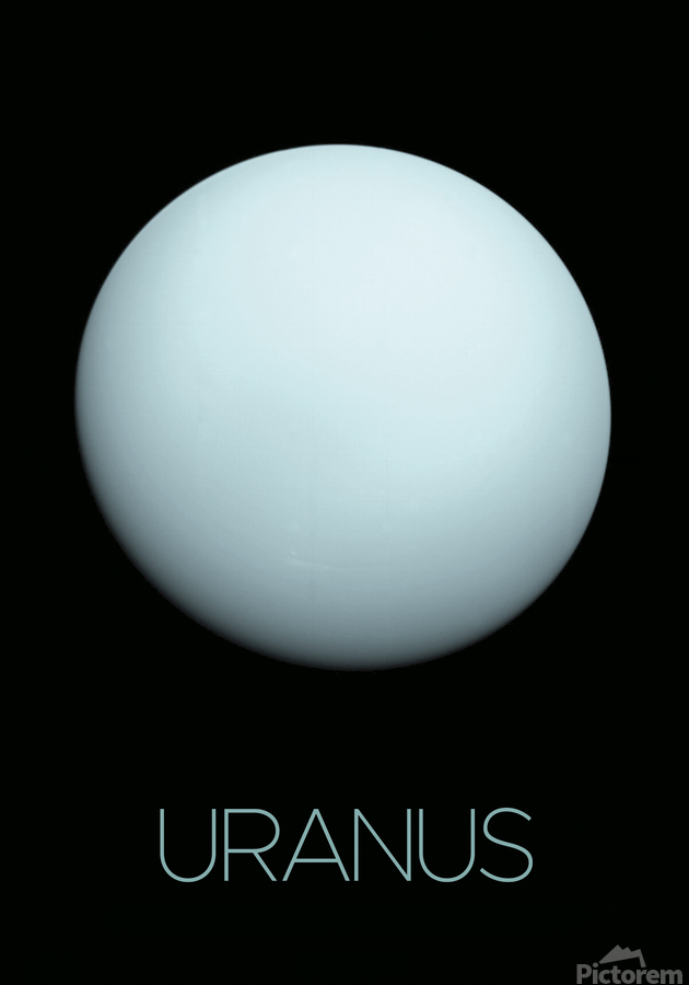 Uranus-Nasa poster by artvi Wall Art