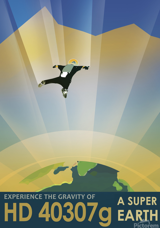 Nasa poster by artvi Wall Art