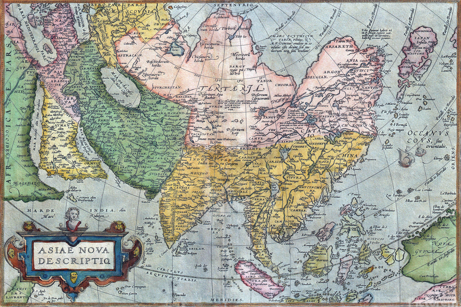 1526 maps old map 12 by artvi Wall Art