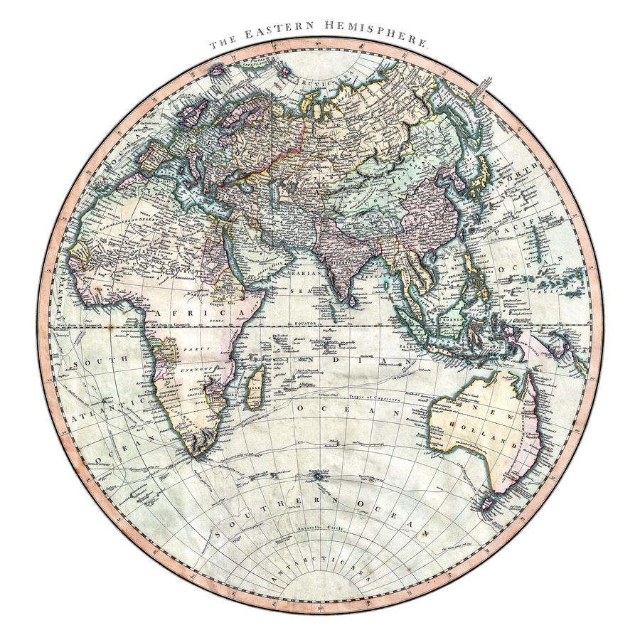 1600 america maps old map 3 by artvi Wall Art