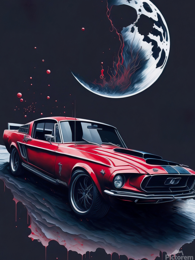ford mustang by artvi Wall Art