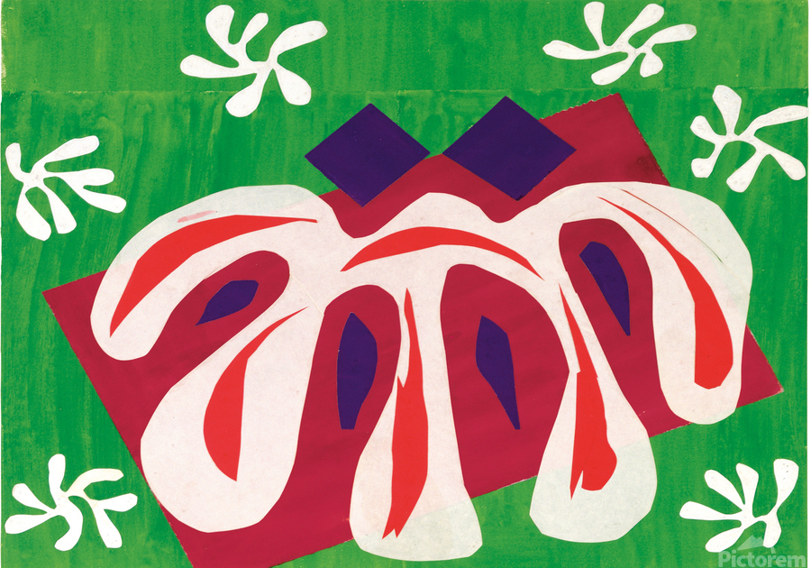 3127 Henri matisse collage by artvi Wall Art