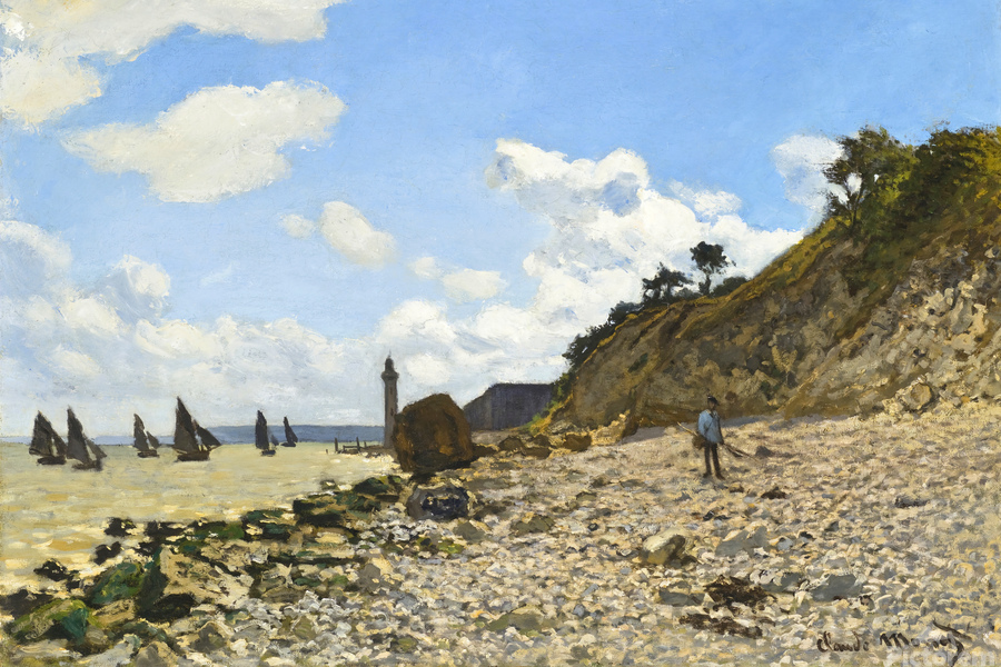 5051 Claude Monet landscape by artvi Wall Art