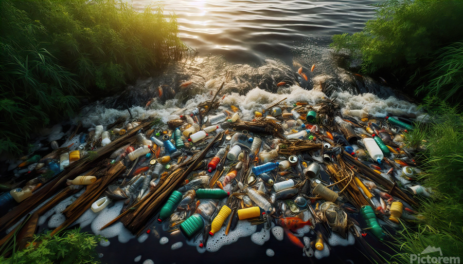 106 Pollution Flooding can cause pollutants to en by artvi Wall Art