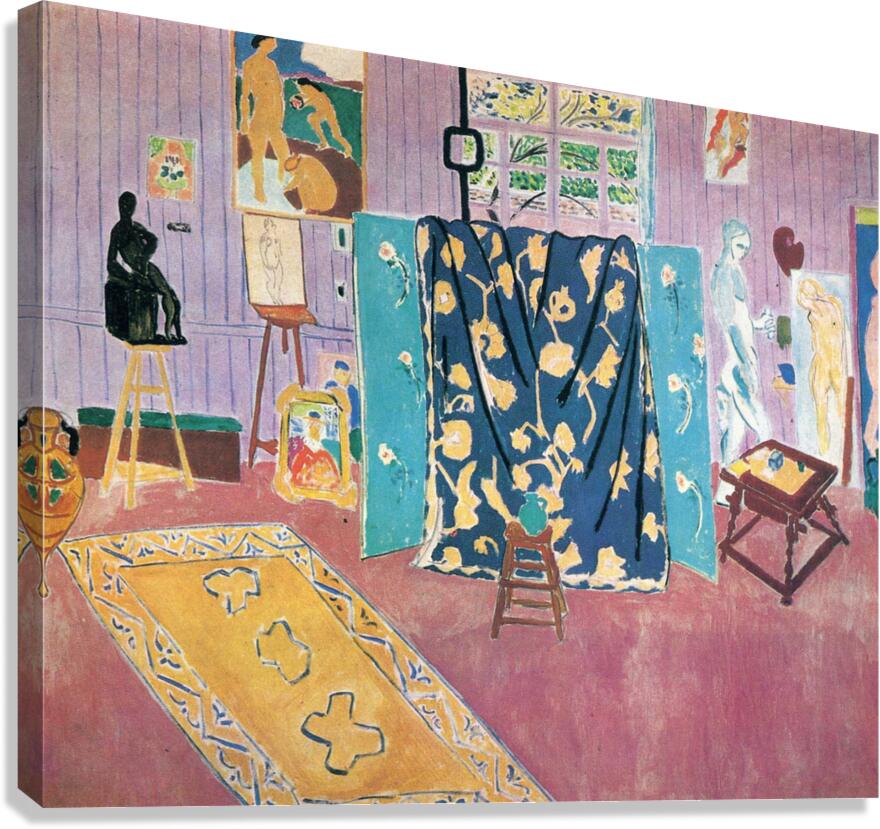 3150 Henri Matisse The Pink Study by artvi Wall Art