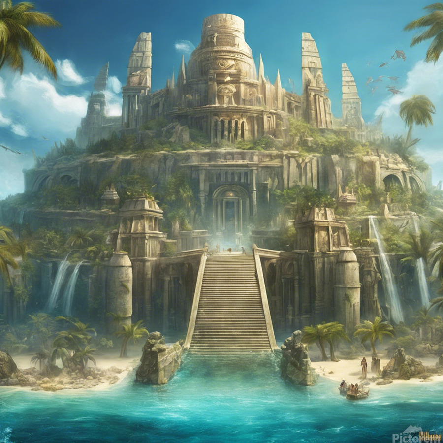 AtlantisAtlantis mythical island civilization temples waters. by Colors ...