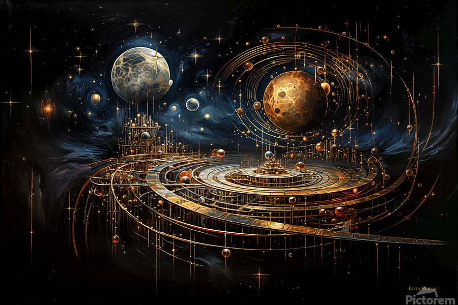 Birth of a Clockwork Universe by Keith Walker Wall Art