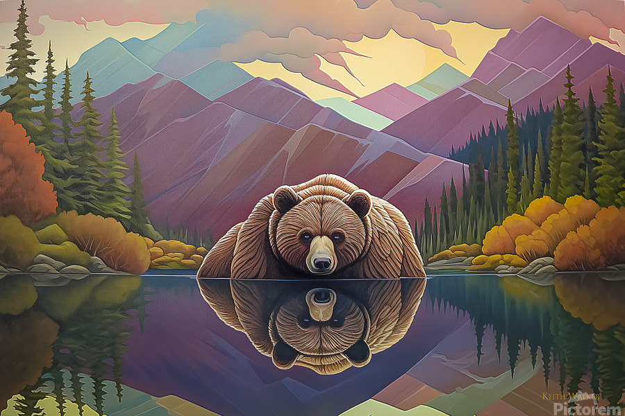 The Gate Keeper by Keith Walker Wall Art