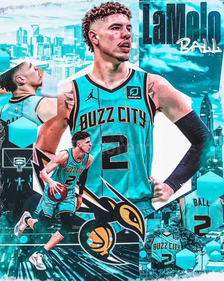 charlotte hornets wallpaper lamelo ball