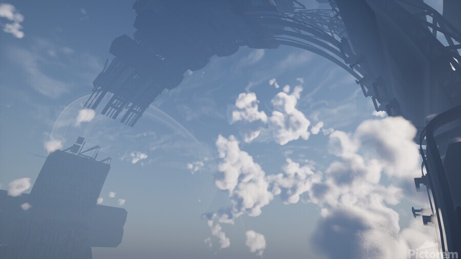 The Warp Gate by mikatachan Wall Art