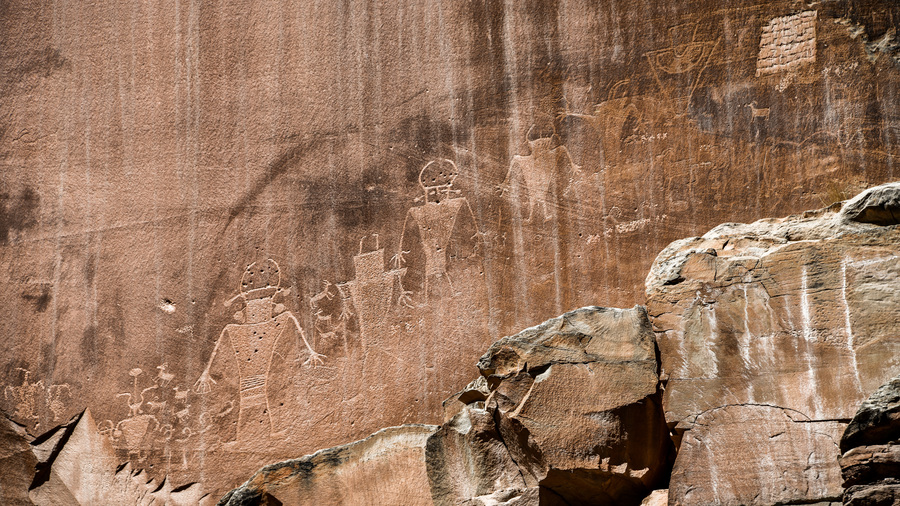 Ancient Petroglyphs Capitol Reef National Park by Anthony L Sacco ...