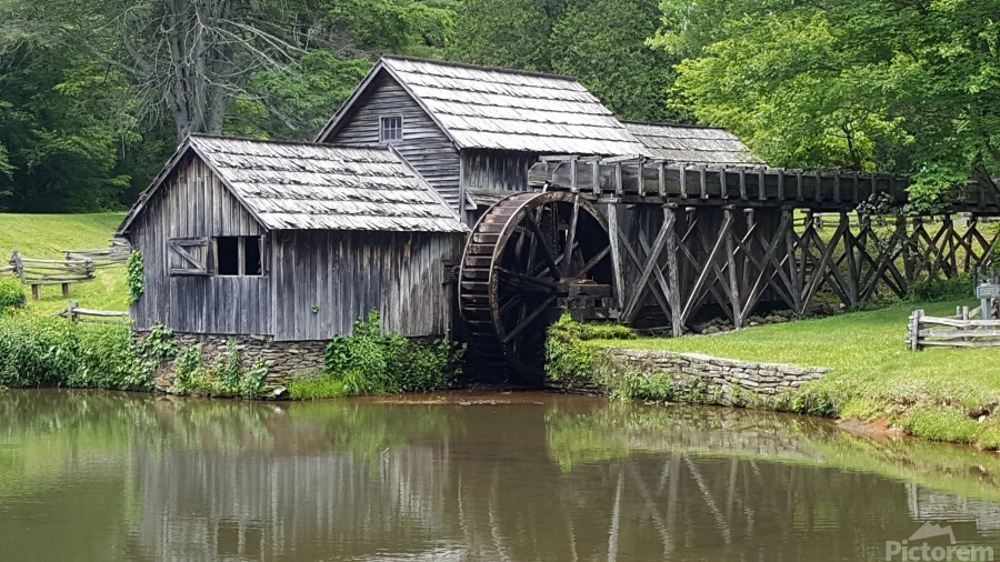 The Old Mill by Lisa Bates Wall Art