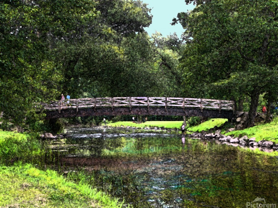 Over the River by Lisa Bates Wall Art