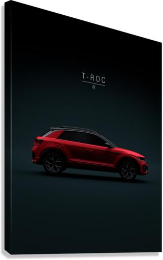 2022 Volkswagen T Roc R - Kings Red by 21mxm Wall Art