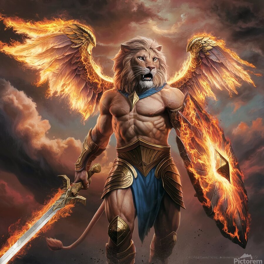 lion man fantasy art