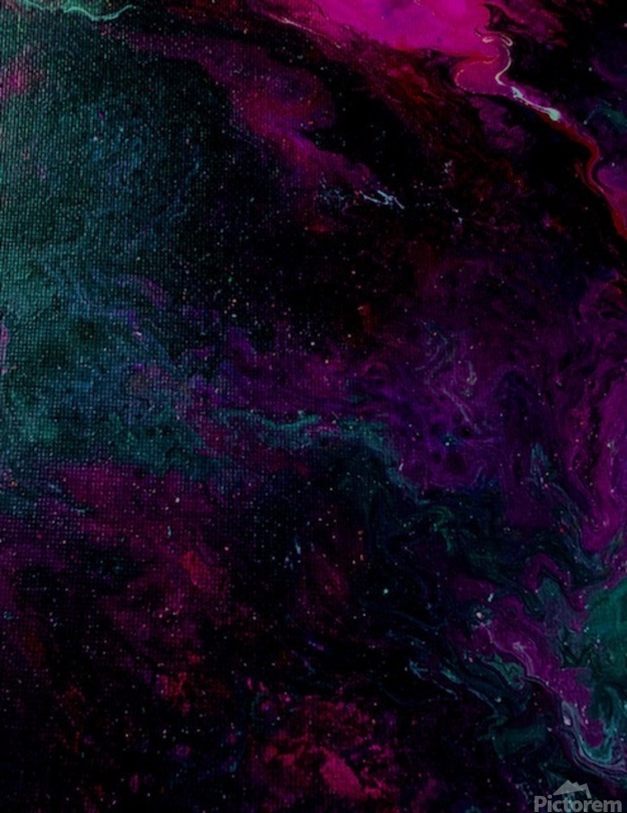 PURPLE ORBIT by Optimistic CEO Wall Art