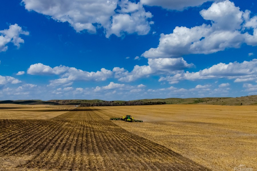 Big Sky Big Farming by Garald Horst Wall Art