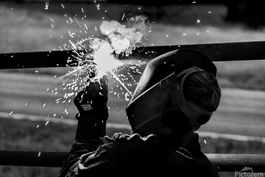 Sparklers On Demand.BW by Garald Horst Wall Art