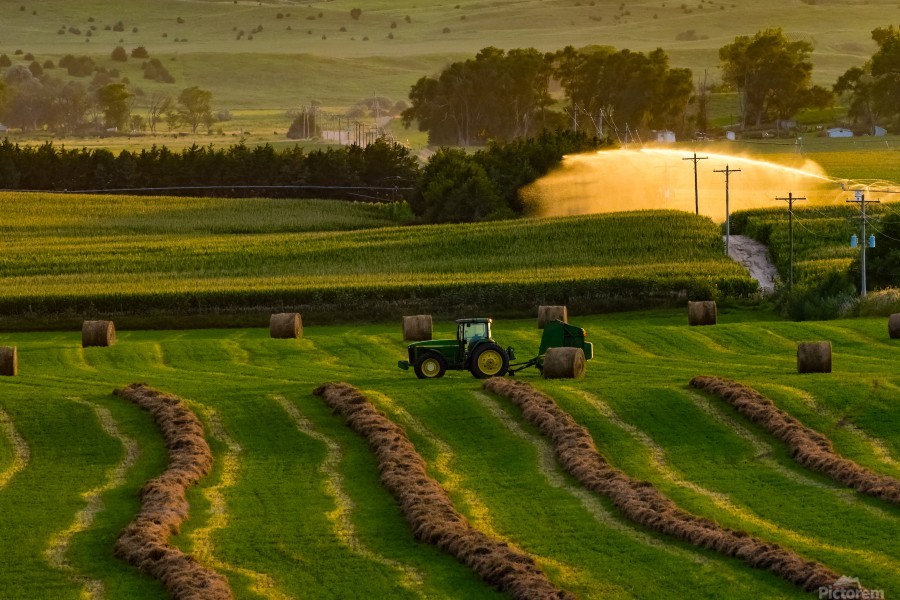 Days Work Done by Garald Horst Wall Art