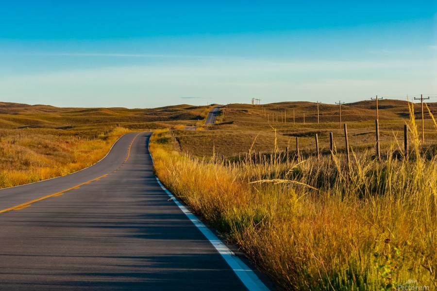 Rolling Sandhills In The Fall by Garald Horst Wall Art