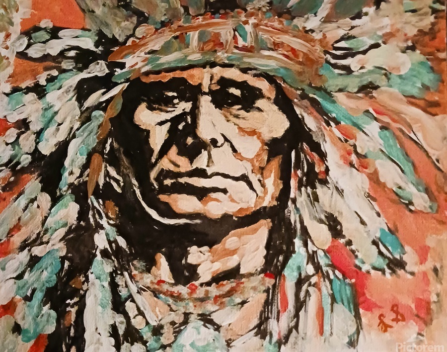 20250503 215917 Peace Chief by Lawrence Silver Art Wall Art
