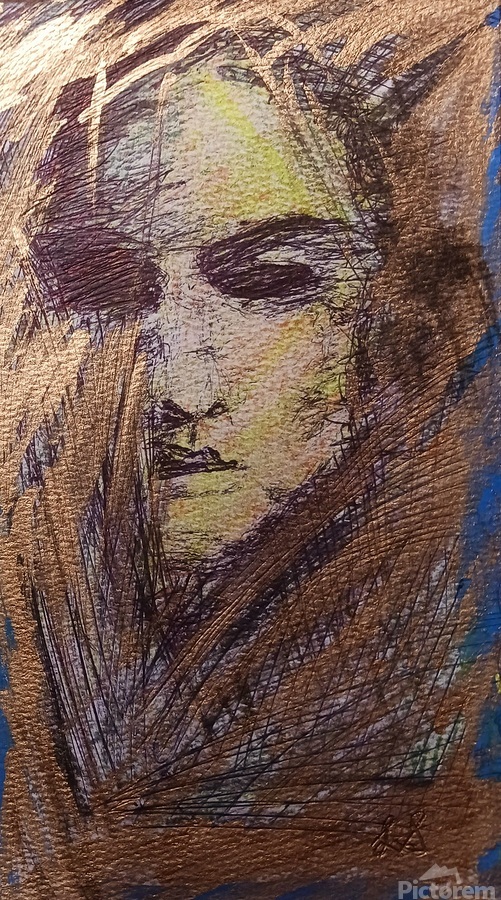 20250412 123642 Gold Veil by Lawrence Silver Art Wall Art