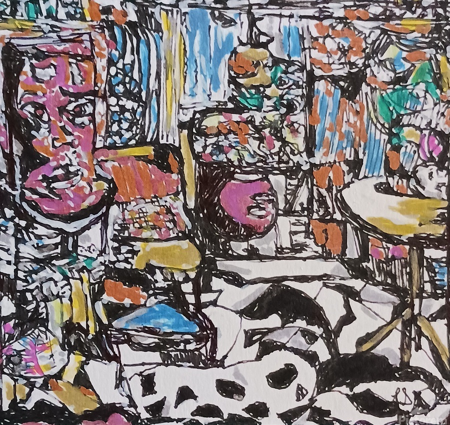 20250705 131437 Abstract Studio by Lawrence Silver Art Wall Art