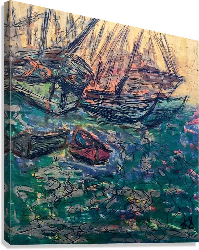 20251211 173817 Fishing by Lawrence Silver Art Wall Art