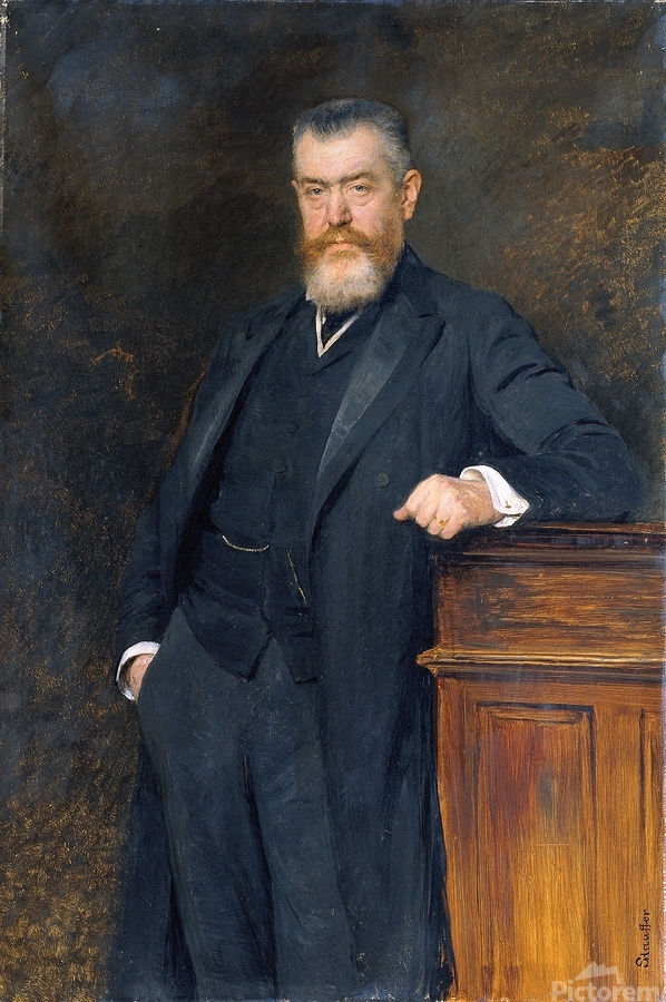 Unterrichtsminister Dr. Gustav Marchet [1911] by Viktor Stauffer [1852–1934] by MyCozyFineArt ...