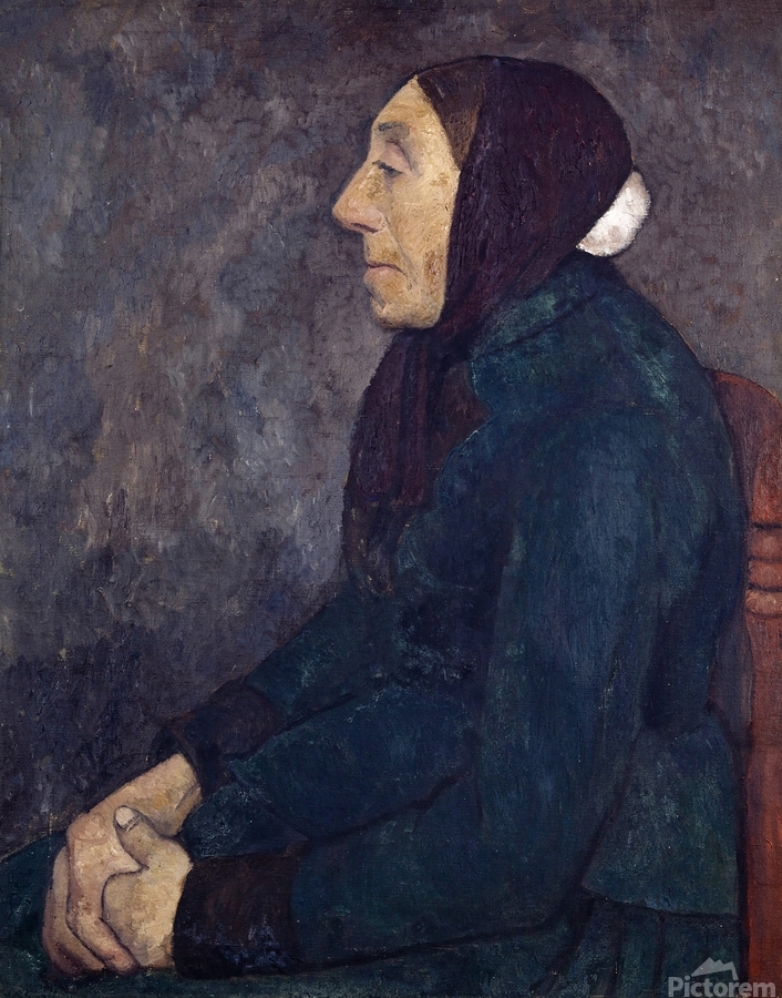 Sitting Old Peasant Woman [1903] by Paula Modersohn–Becker [1876–1907 ...