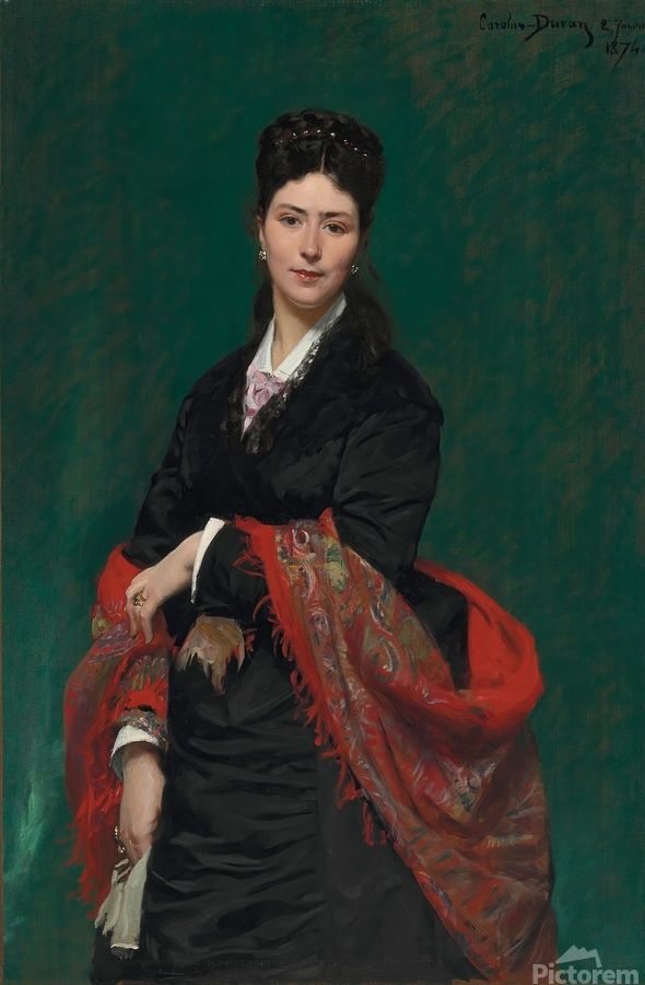 Portrait of Madame Marie Clerc [1874] by Carolus–Duran [1837–1917] by ...