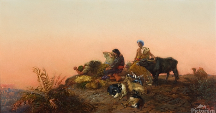 Jerusalem pilgrims [1872] by William Strutt [1825–1915] by ...