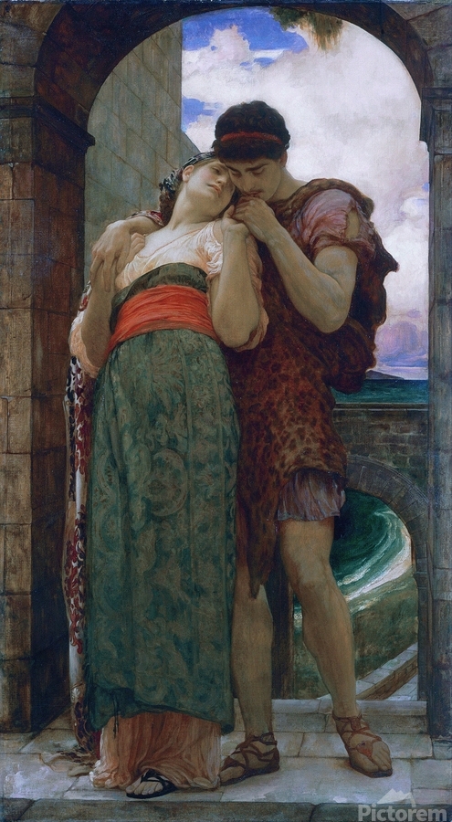 Wedded [1882] by Frederic Leighton [1830–1896] by MyCozyFineArt Wall Art