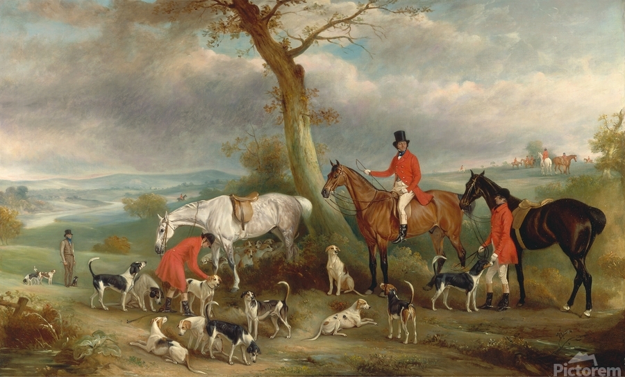Thomas Wilkinson. M.F.H.. With the Hurworth Foxhounds [1846] by John ...
