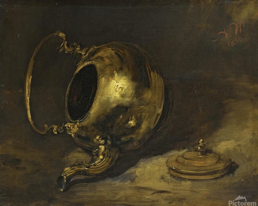 Upturned Teapot [1856] by Adolph von Menzel [1815–1905] by ...