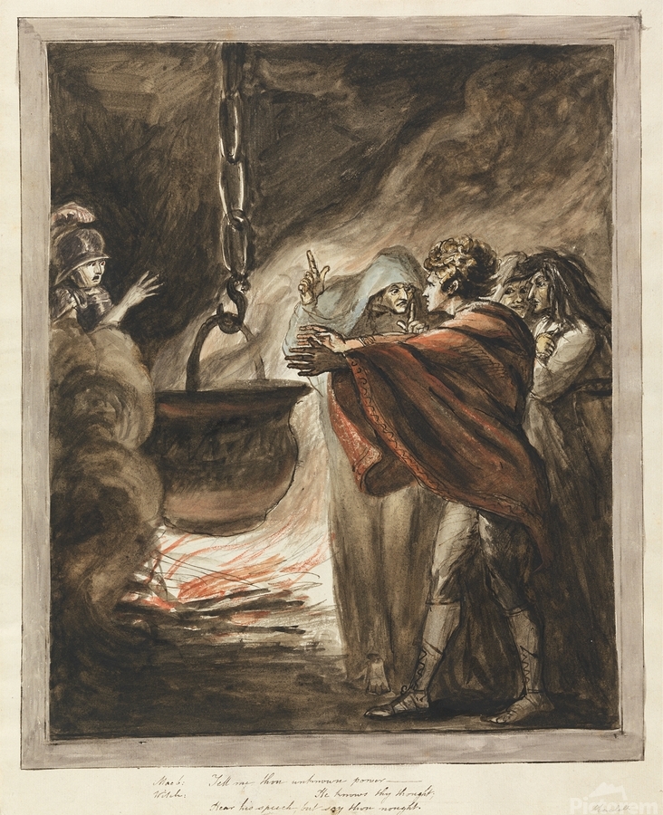 The Apparition of the Armed Head. Macbeth [ca. 1781] by Mary Hoare ...