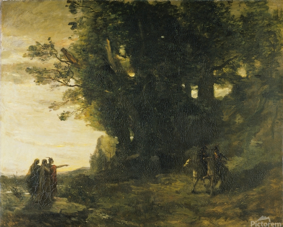 Macbeth. Paysage [Macbeth. Landscape] [1858–1859] by Jean–Baptiste ...