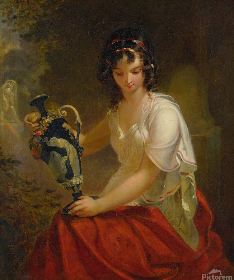 Nydia. The Blind Girl Of Pompeii [1840] by Emanuel Gottlieb Leutze ...