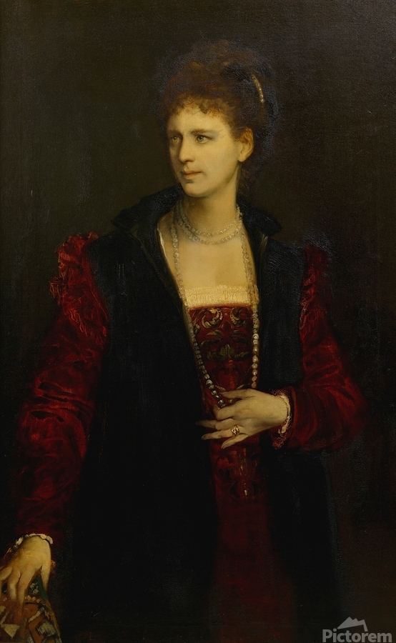 Zerline Gabillon [Schauspielerin] [1873] by Hans Makart [1840–1884] by ...