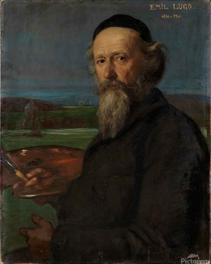 Portrait of the painter Emil Lugo [1897] by Albert Lang [1847–1933] by ...