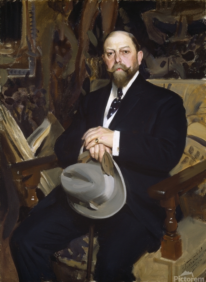 Hugo Reisinger [1907] by Anders Zorn [1860–1920] by MyCozyFineArt Wall Art