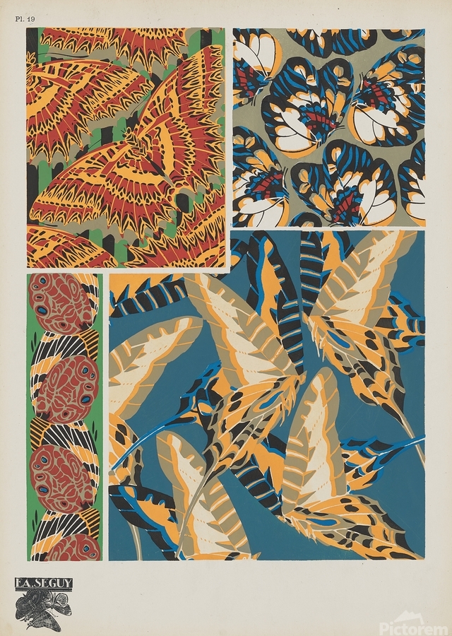 Papillons Pl.19 [1920] by Emile–Allain Séguy [1877–1951] by ...