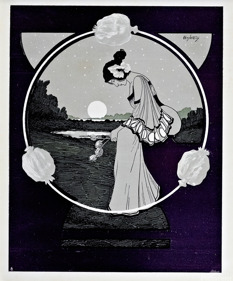 Novissima Pl.36 [1901–1905] by Edoardo de Fonseca [Editor] [1867–1936] by MyCozyFineArt Wall Art