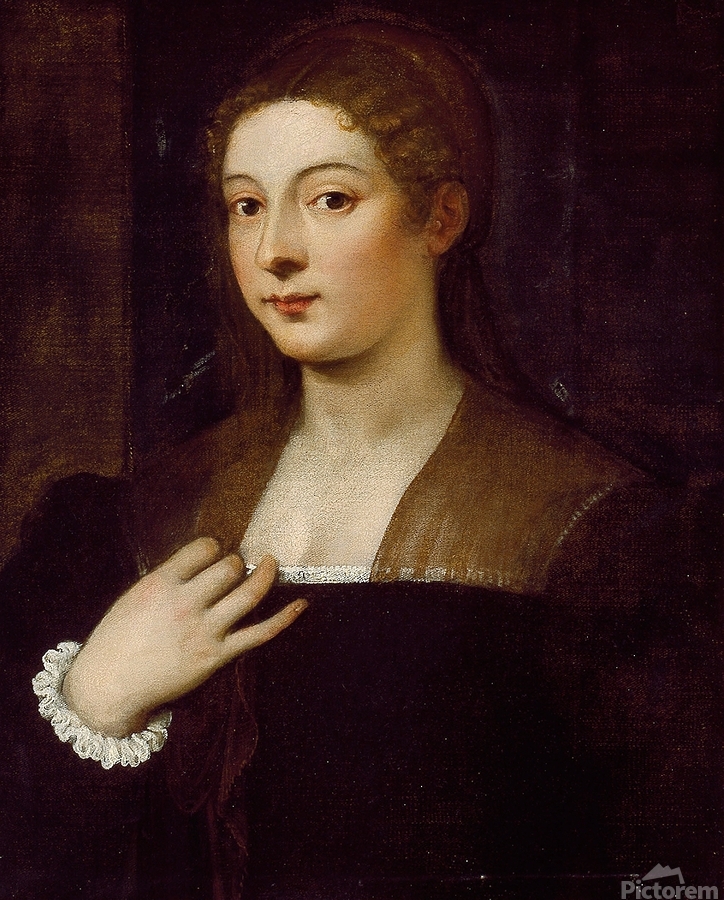Portrait of a Lady [c. 1530] by Titian [c. 1488–1576] by MyCozyFineArt ...