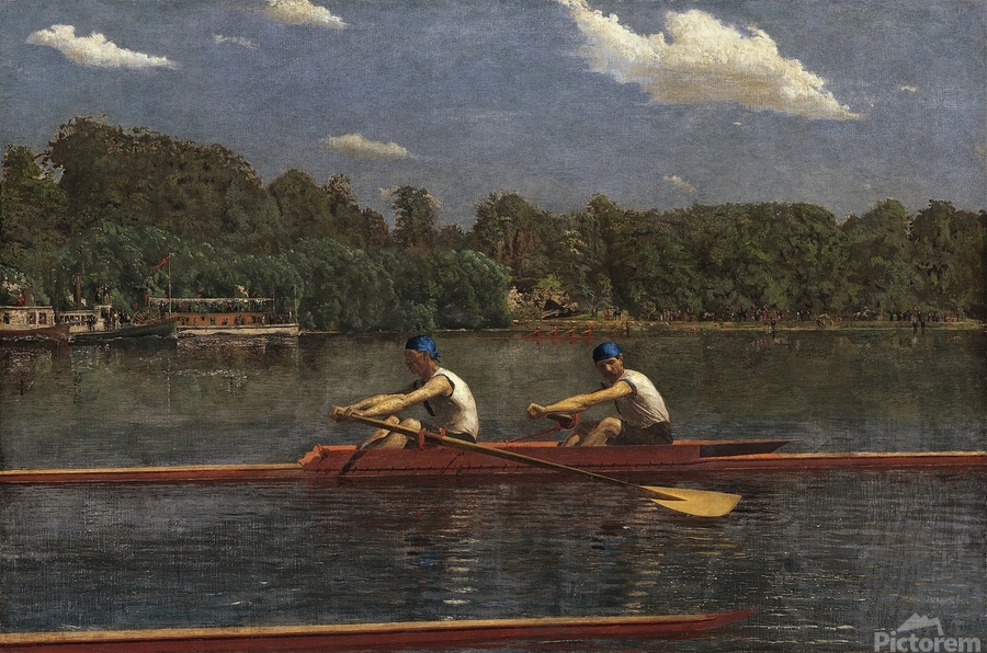The Biglin Brothers Racing [1872] by Thomas Eakins [1844–1916] by ...