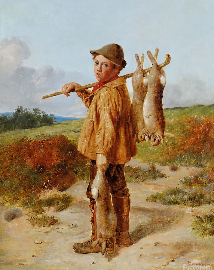 The Young Poacher [1874] by William Hemsley [1817–1906] by ...